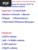 Ni DMG Solution Preparation | PDF | Filtration | Ammonia
