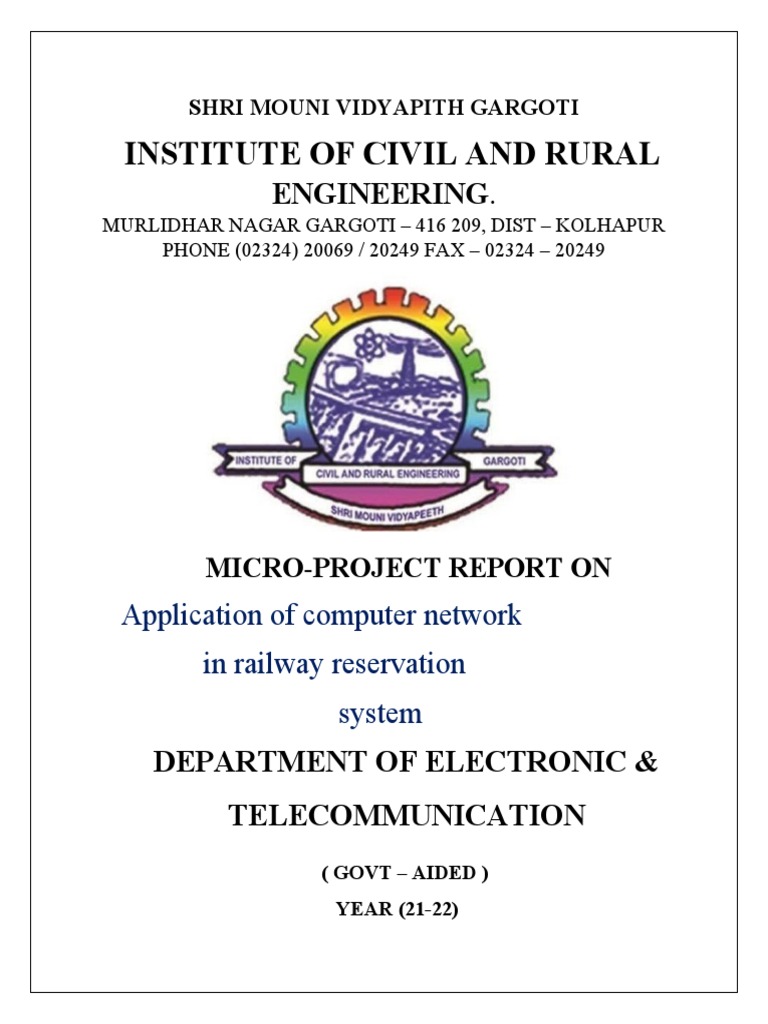microproject report on computer networking and data communication | PDF | Feasibility Study ...