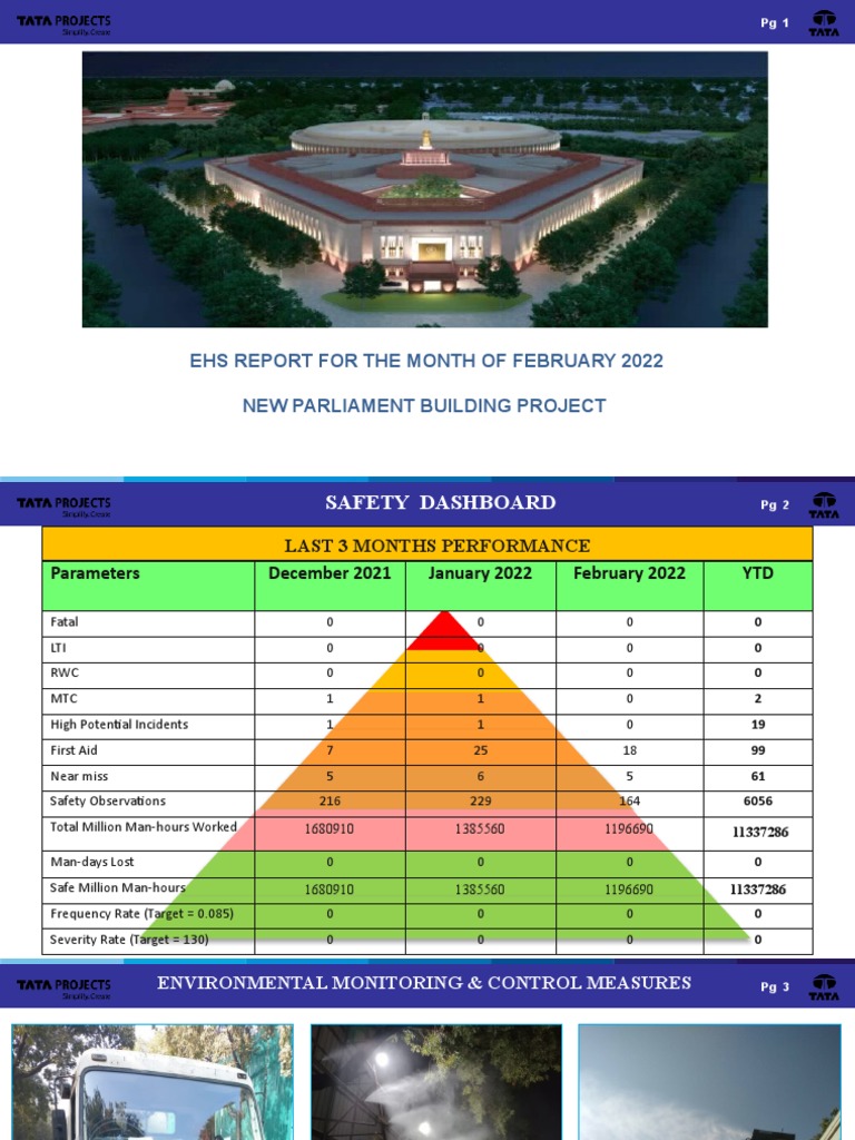 EHS Monthly Report February 2022 NPB | PDF