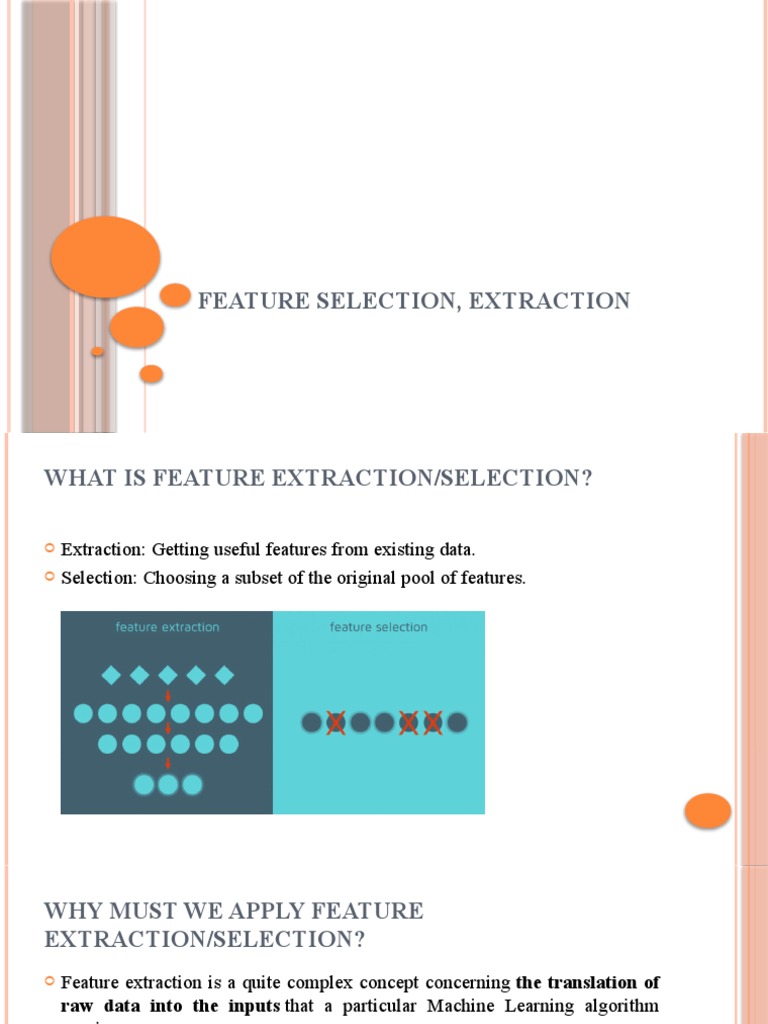 11 Feature Selection Extraction Pdf Analysis Of Variance Machine