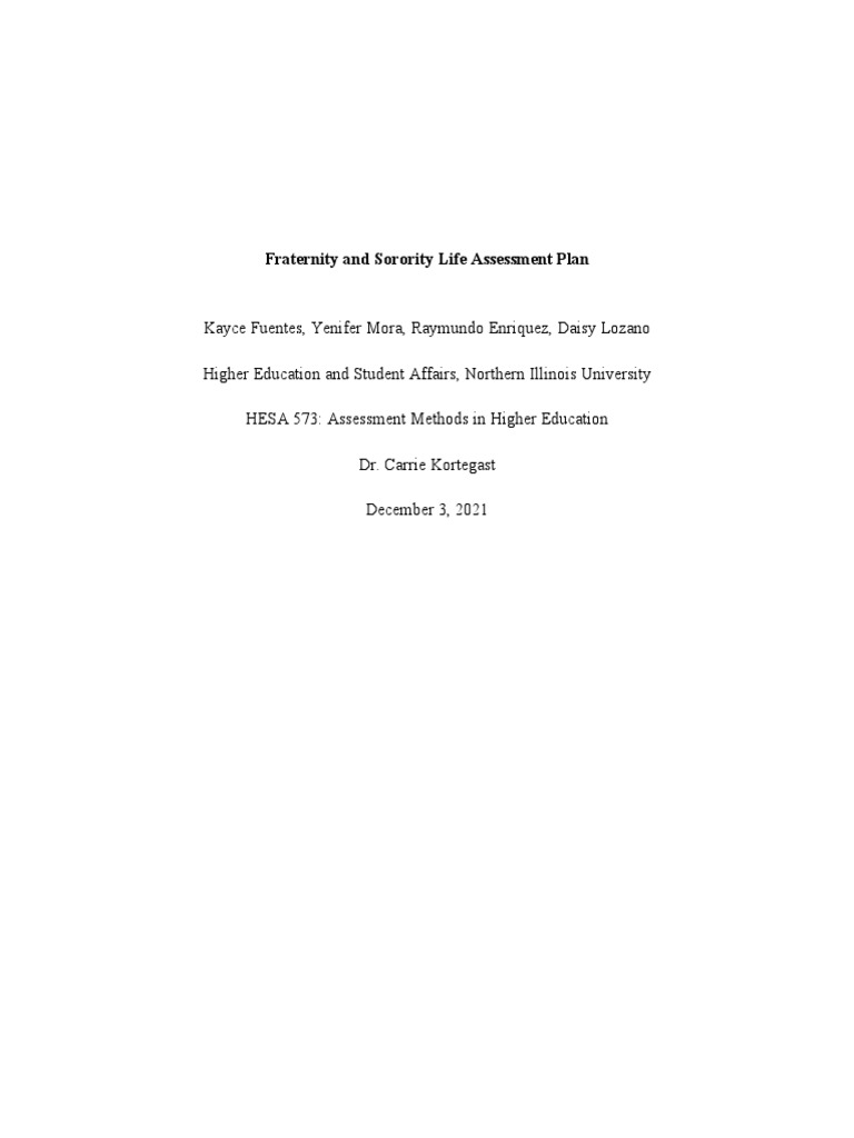 Final Edit FSL Final Report Weebly | PDF | Fraternities And Sororities ...