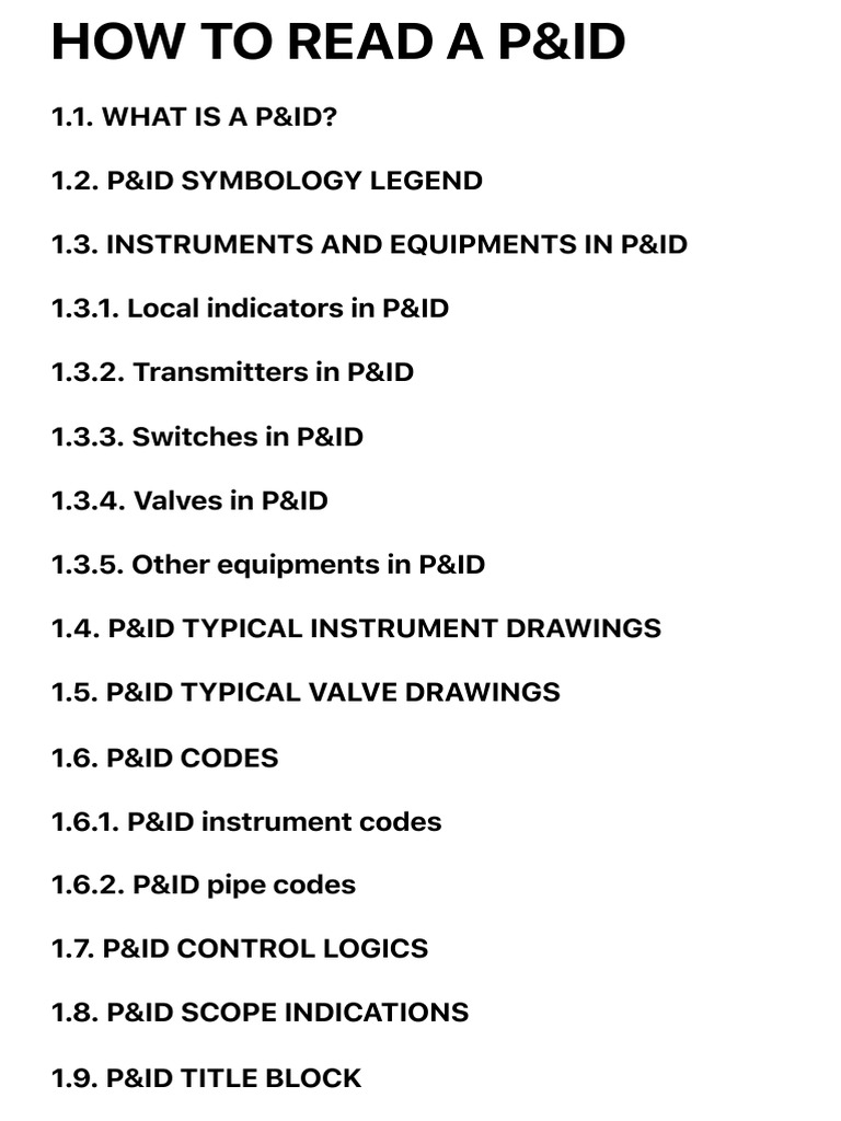Instrumentation Today: HOW TO READ A P&ID | PDF | Pipe (Fluid ...