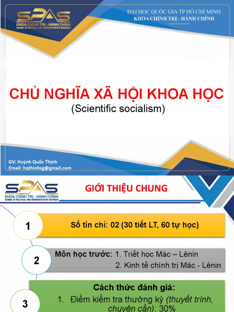 Chuong 1 - Nhap Mon CNXHKH | PDF