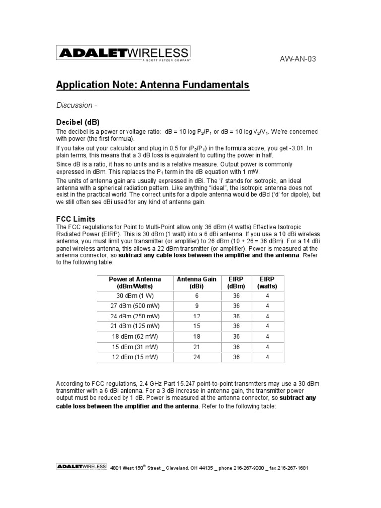 Antenna Fundamentals | PDF | Science & Mathematics