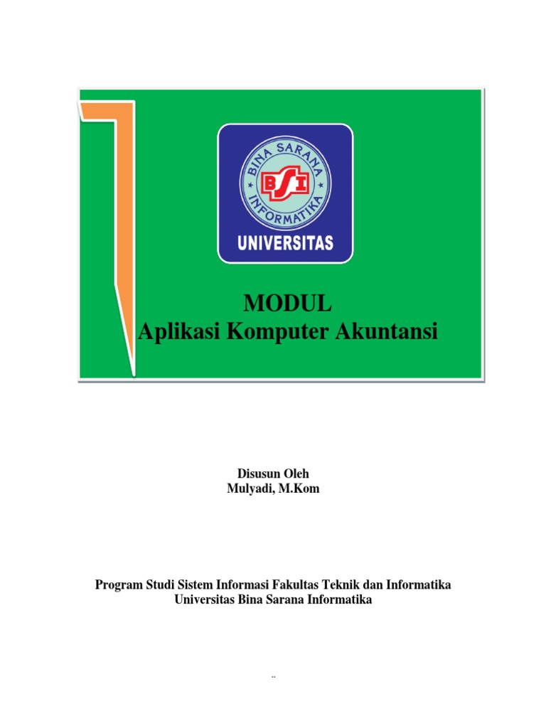 Modul Aplikasi Akuntansi | PDF