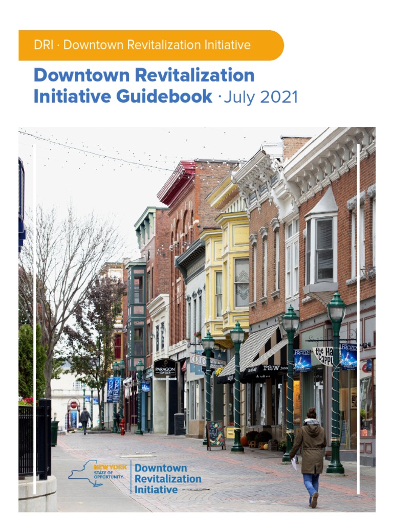 N.Y. Downtown Revitalization Initiative Round Five Guidebook | PDF ...