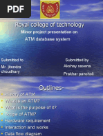 ATM Input and Output Devices Overview | PDF | Automated Teller Machine ...