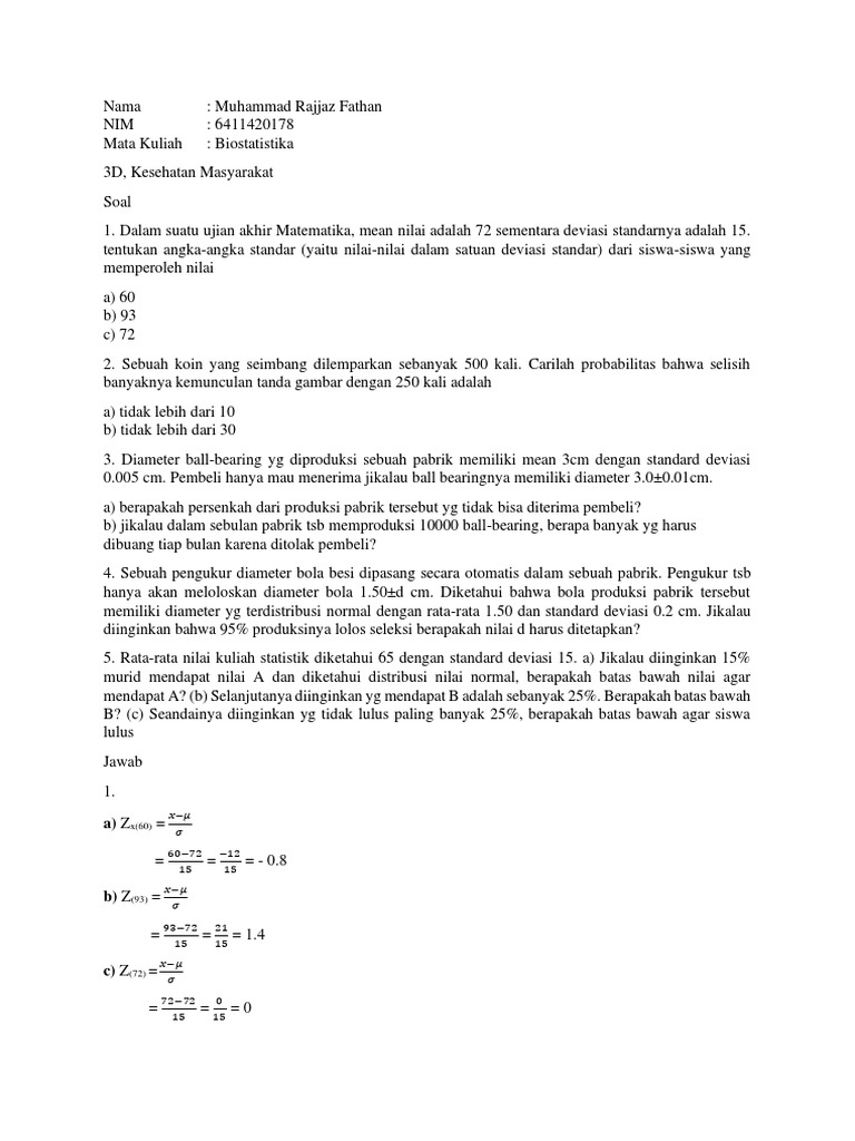 Muhammad Rajjaz Fathan - Normal | PDF