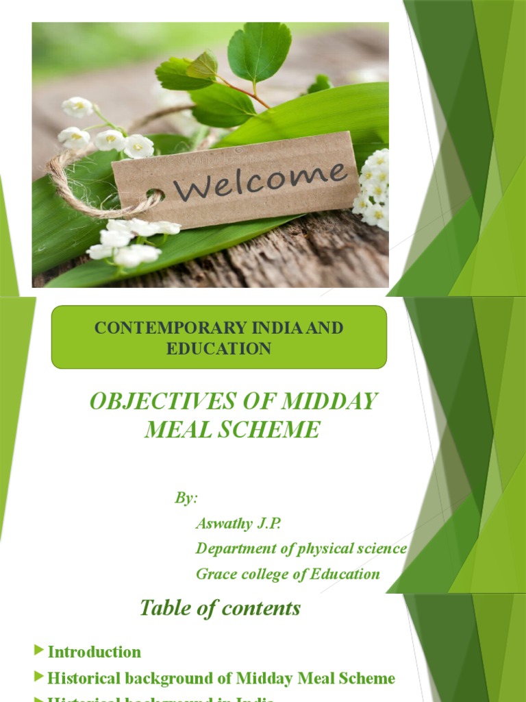 Midday Meal Scheme | PDF