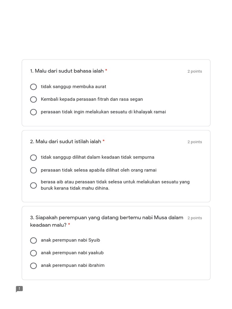 Malu Perisai Iman 2 | PDF