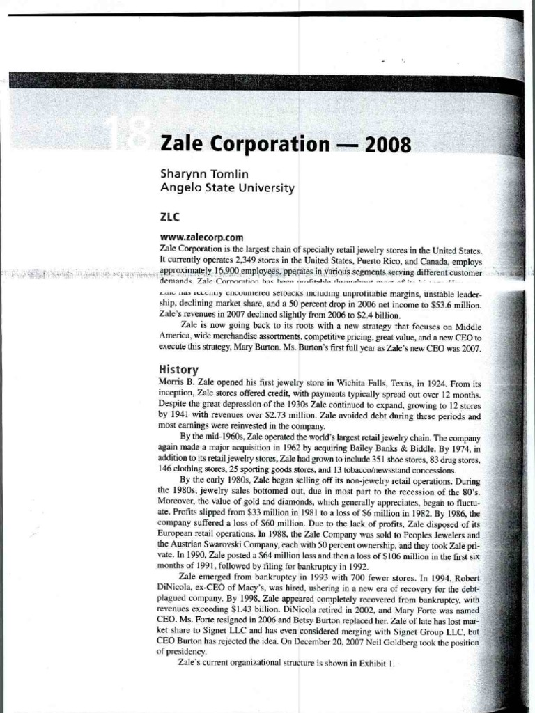 Zale Corporation | PDF