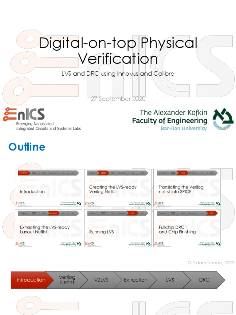 Digital-On-Top Physical Verification: LVS and DRC Using Innovus and ...