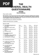 POMS Profile Questionnaire | PDF | Emotions | Psychology