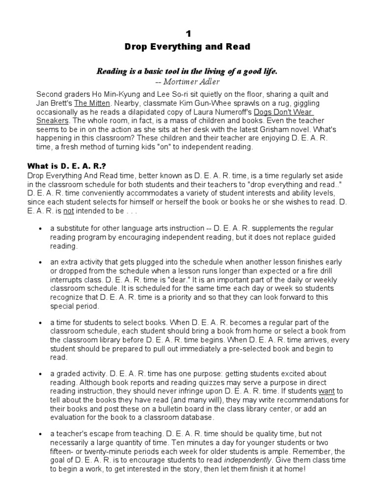 Drop Everything and Read | Download Free PDF | Compact Cassette | Books