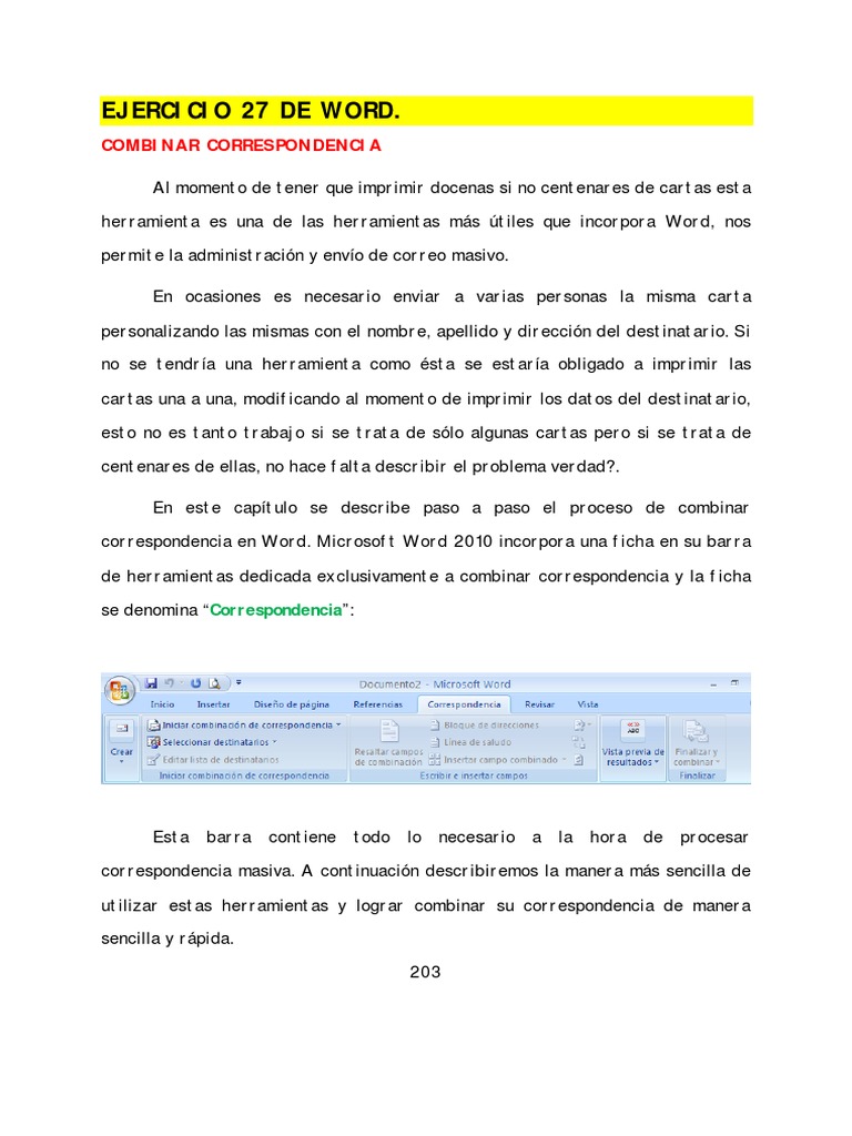 Ejercicio 27 de Word | PDF | Archivo de computadora | Microsoft Word