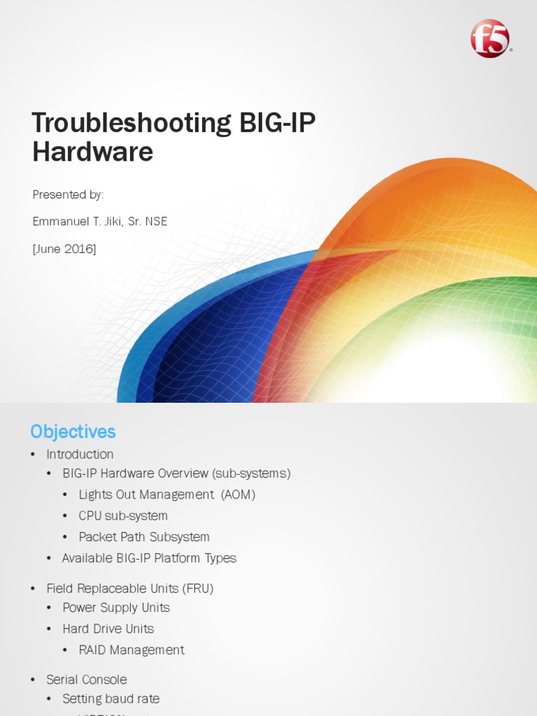 Troubleshooting BIG-IP Hardware | PDF | Booting | Troubleshooting
