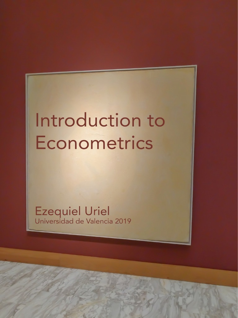 Introduction To Econometrics 12-09-2019 | Download Free PDF | Ordinary ...