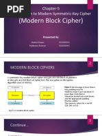 Introduction To Modern Symmetric-Key Ciphers | PDF | Cipher | Cryptography
