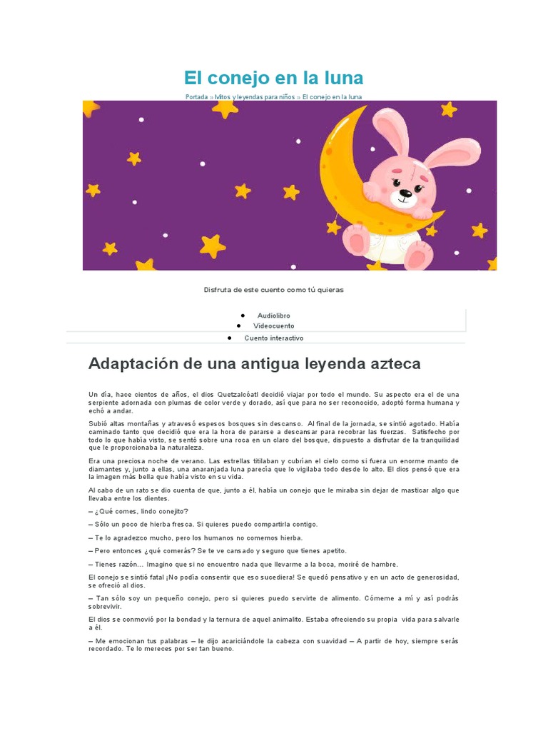El Conejo en La Luna | PDF