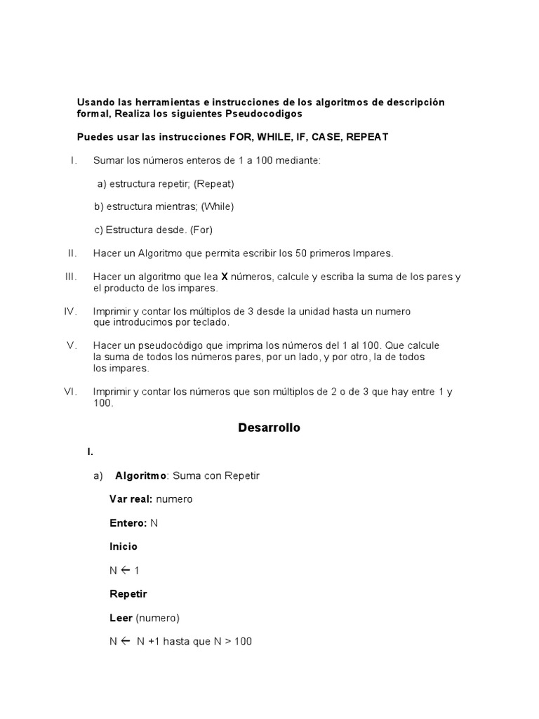 Algoritmos 2 Pdf Algoritmos Desarrollo De Software