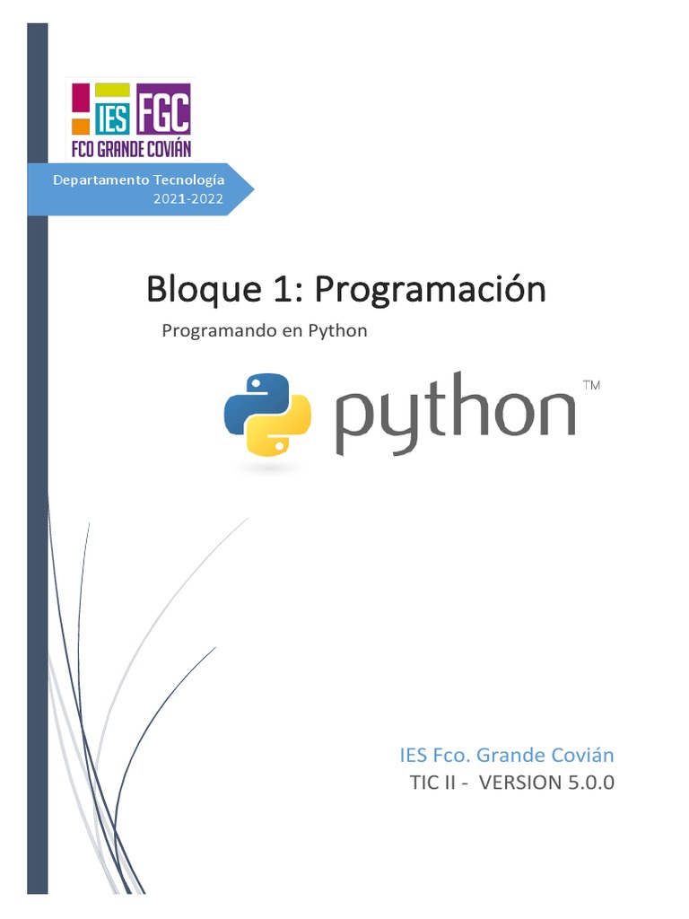 Apuntes Python Pdf Lenguaje De Programación Python Lenguaje De Programación 6715