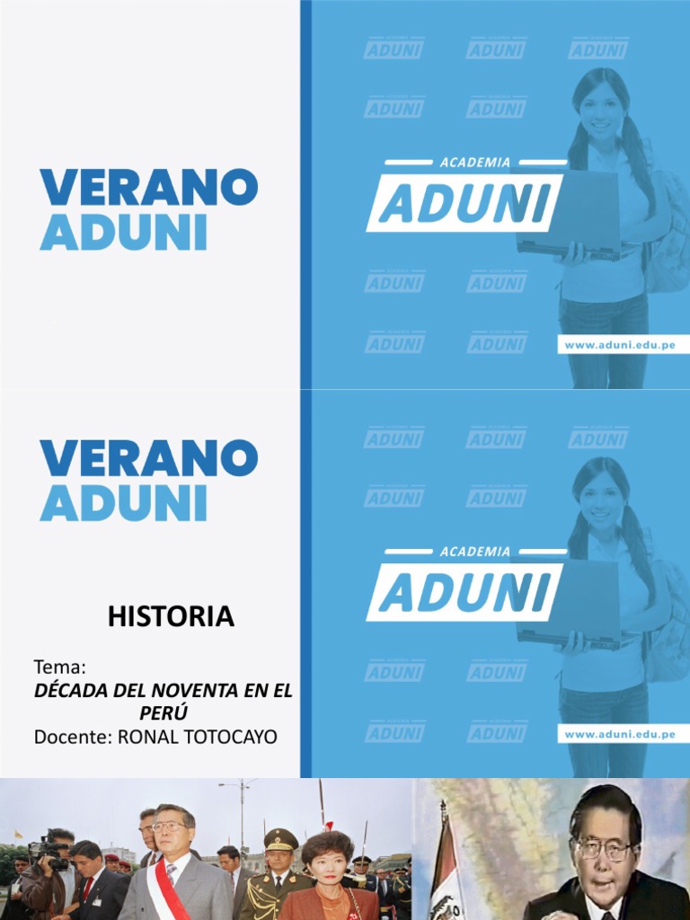 VERANO - ADUNI - Historia - Teoría 9 | PDF | Perú | América del Sur