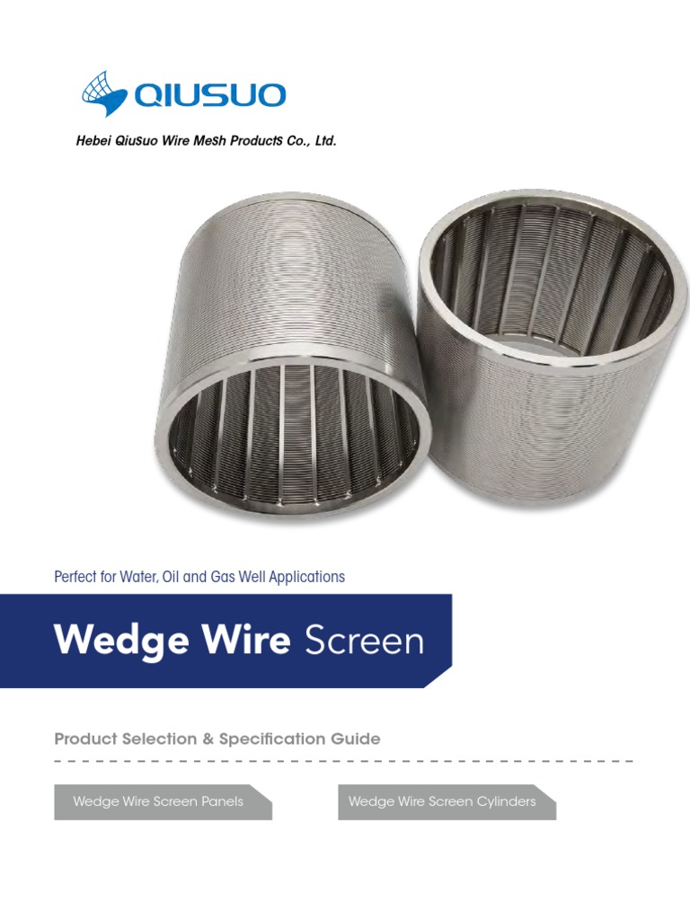 Wedge Wire Screen Catalog | PDF