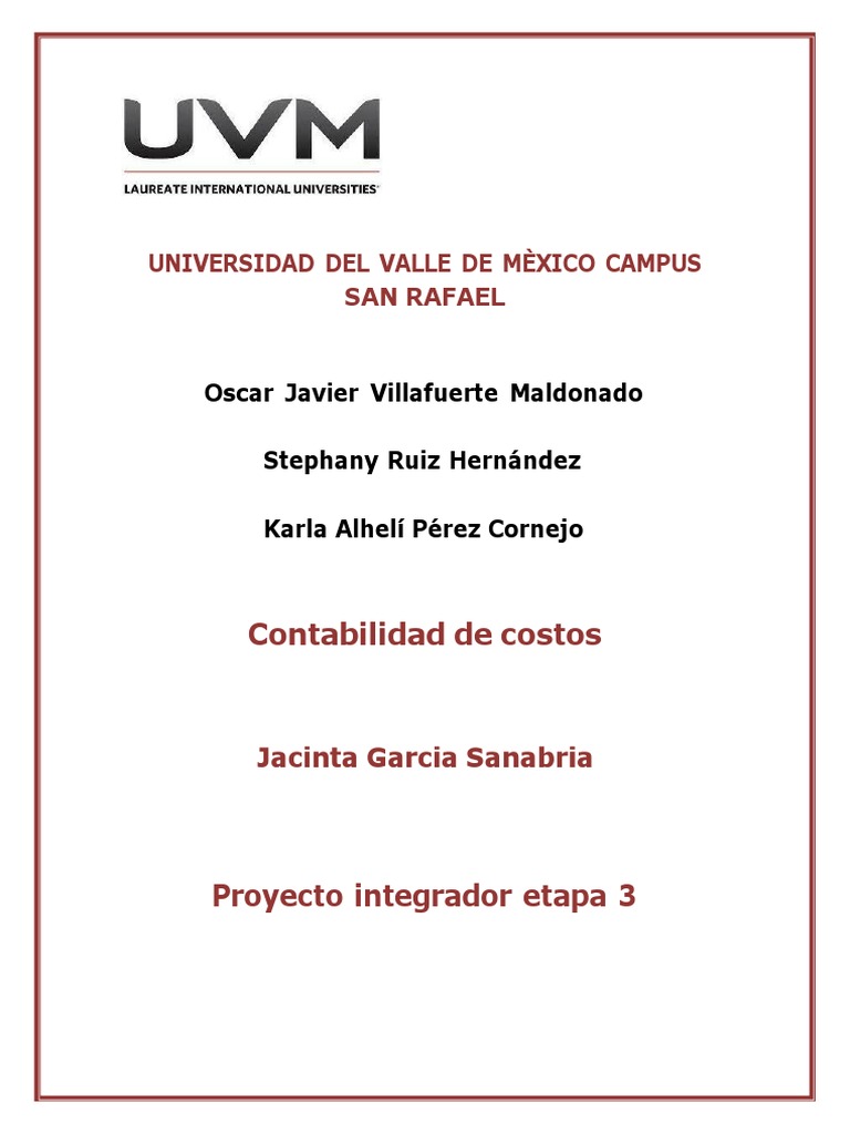 Act8 Kapc | PDF | Costo | Contabilidad de costos