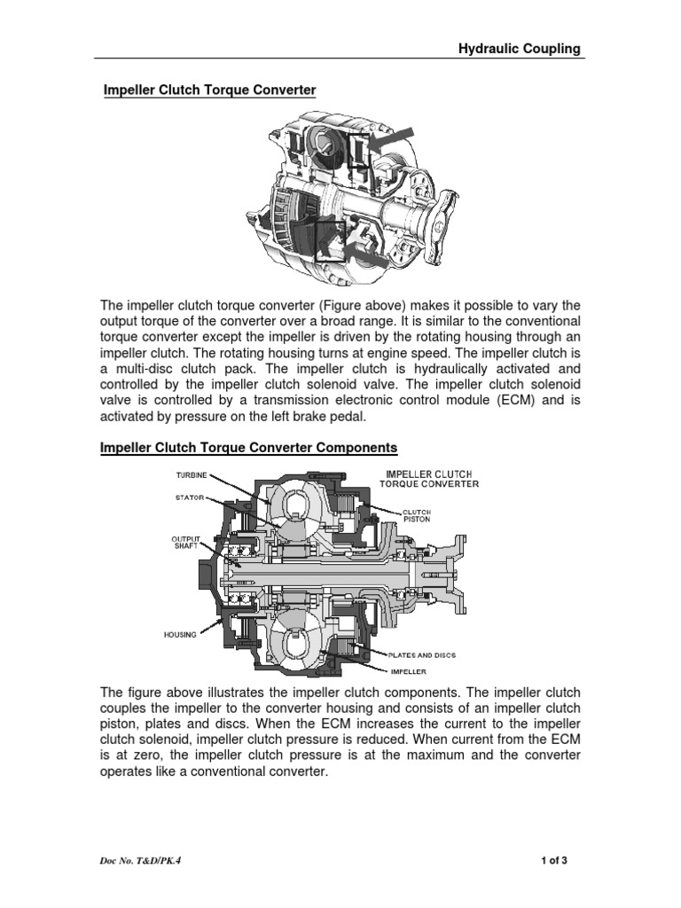 Impeller Clutch Torque Converter | PDF | Clutch | Mechanical Engineering