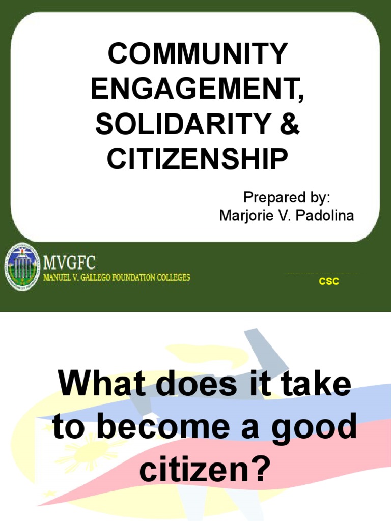 CSC - Good Citizenship | PDF | Citizenship | Philippines