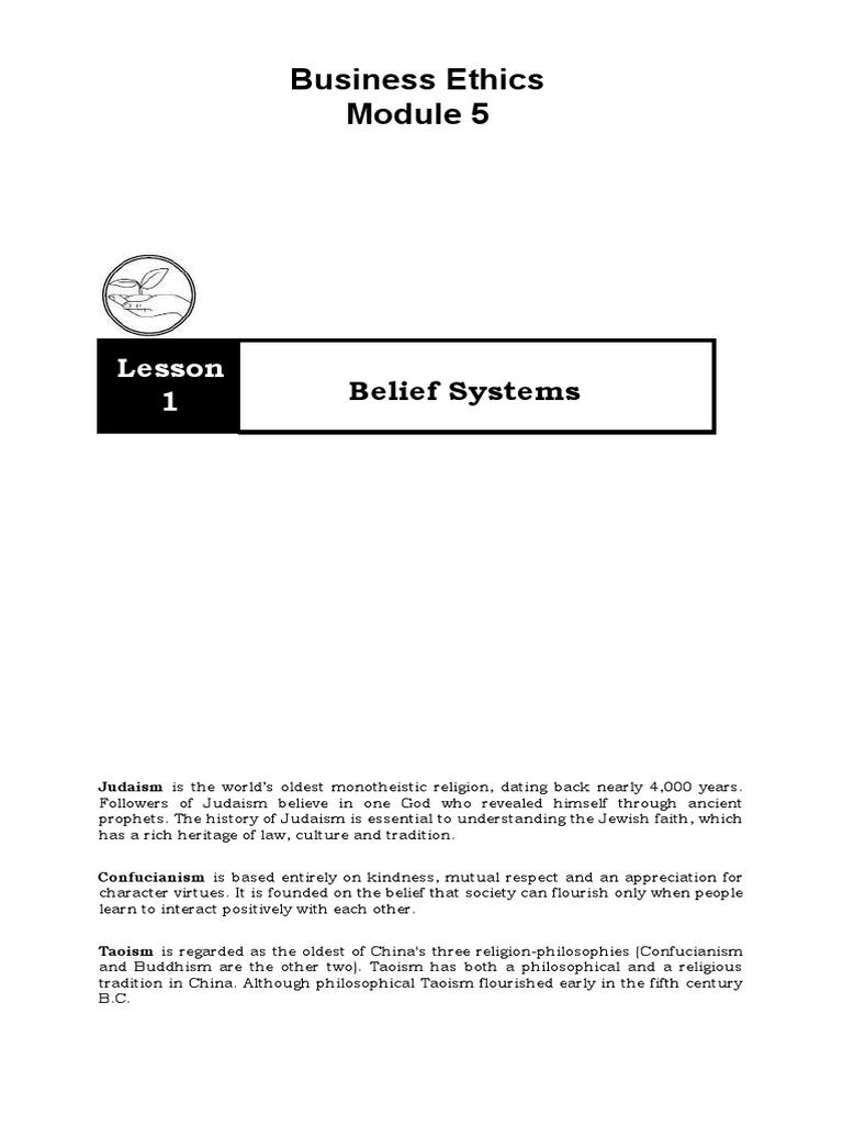 Business Ethics Module 5 | PDF
