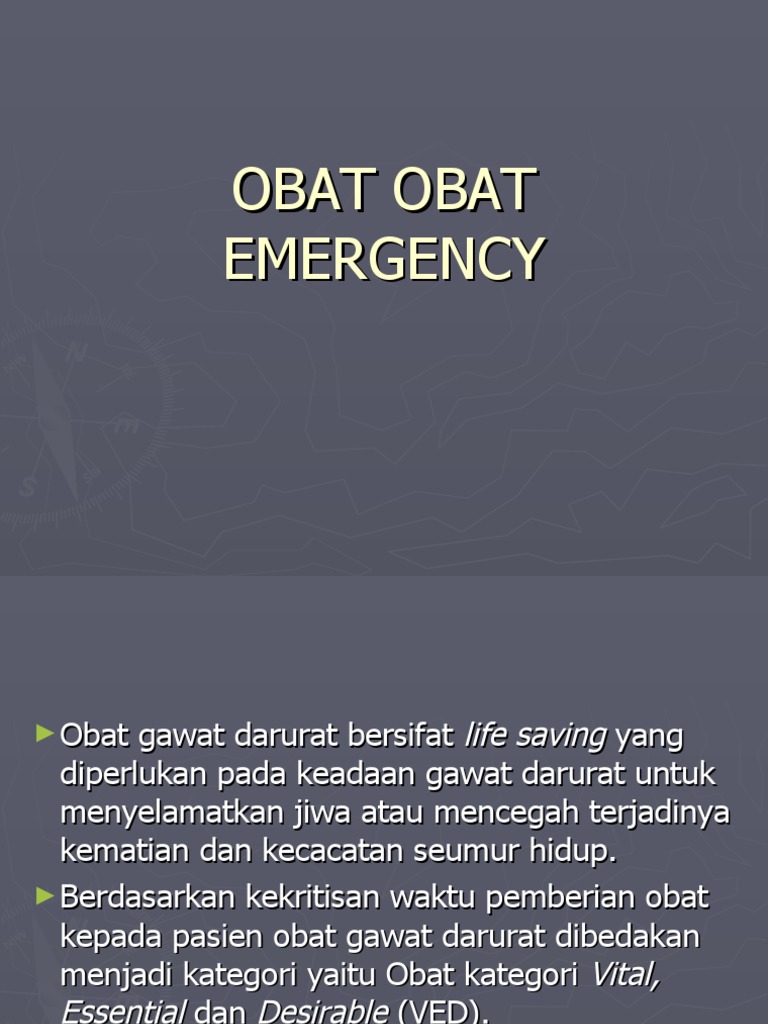 Obat Obat Emergency | PDF | Kesehatan Holistik