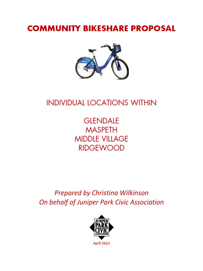 Bike Share Proposal | PDF | Street | Transport Infrastructure