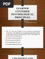 14 Learner-Centered: Psychological Principles | PDF | Metacognition ...