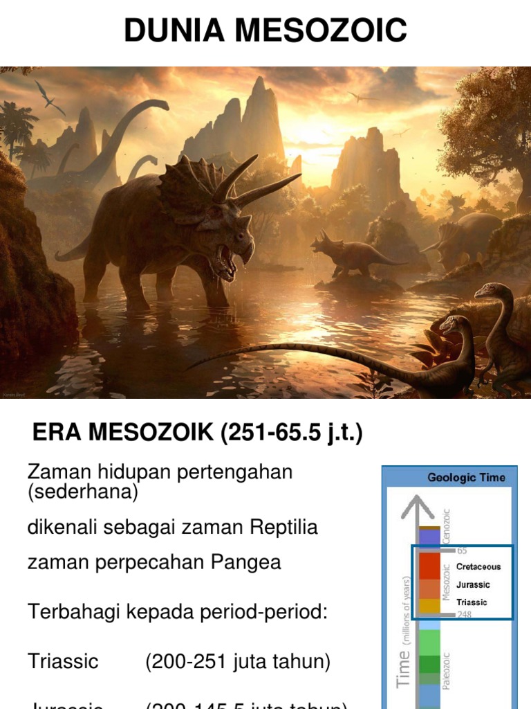 Dunia Mesozoic & Cenozoic | PDF