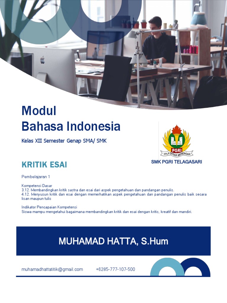 Modul - XII - Bahasa Indonesia - KD 3.12 | PDF