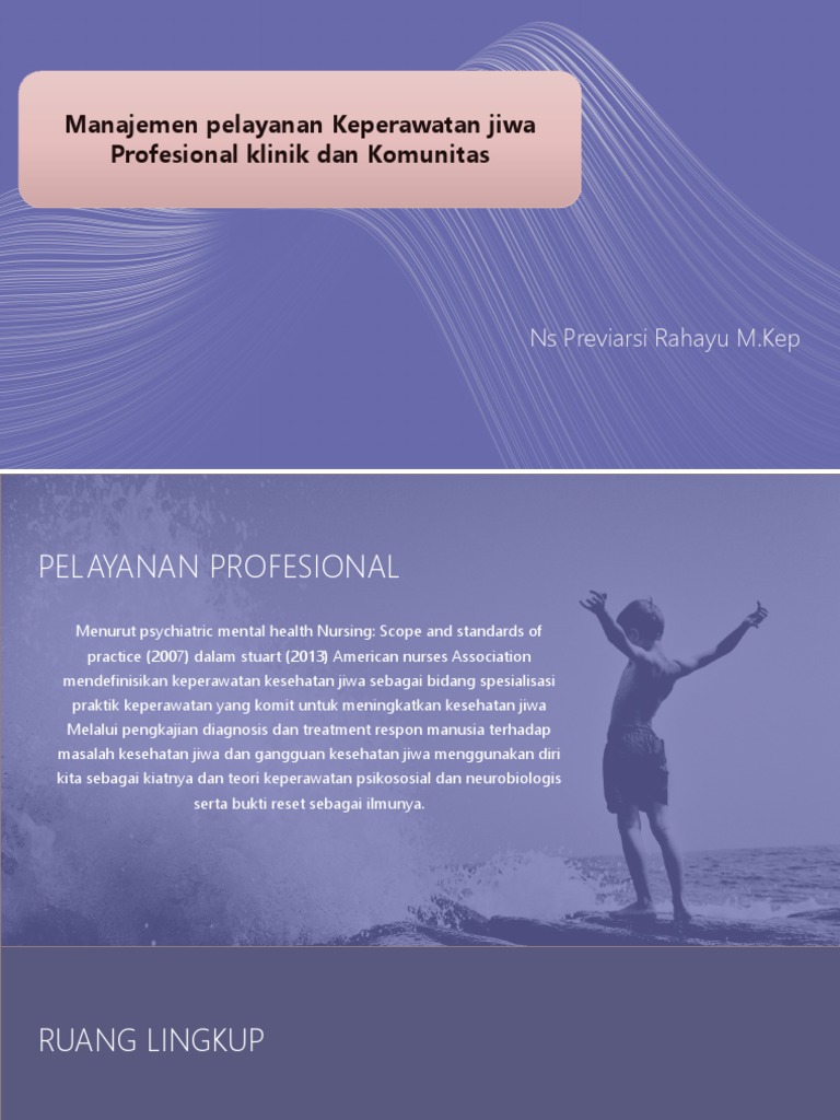 Layanan Keperawatan Jiwa Komprehensif | PDF | Pengembangan Diri