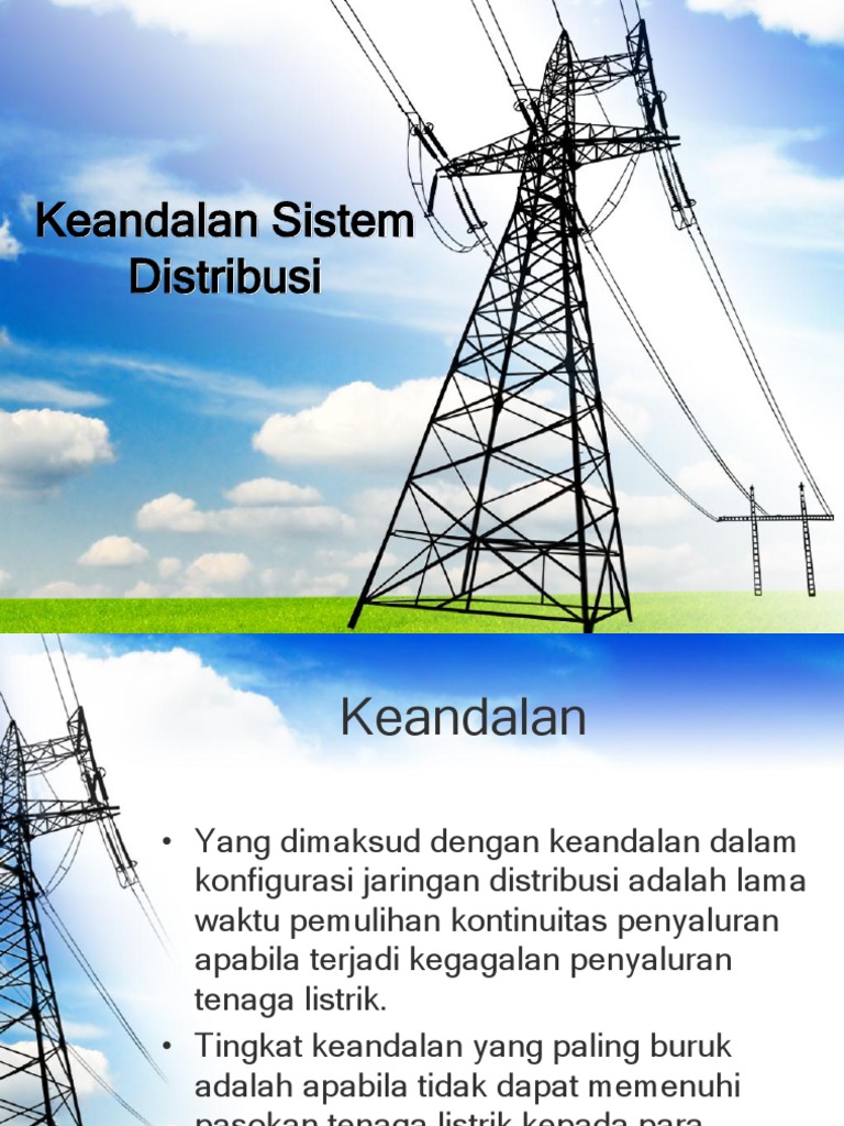 KEANDALAN SISTEM DISTRIBUSI | PDF