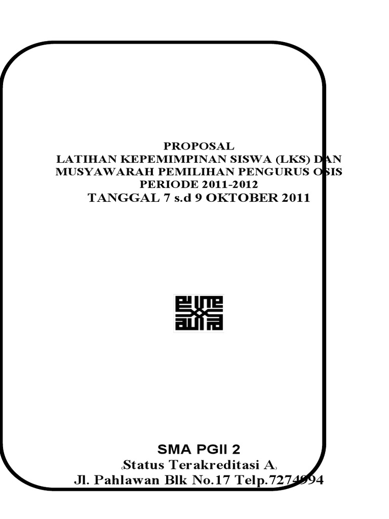 Latihan Kepemimpinan dan Musyawarah OSIS | PDF | Karier & Perkembangan