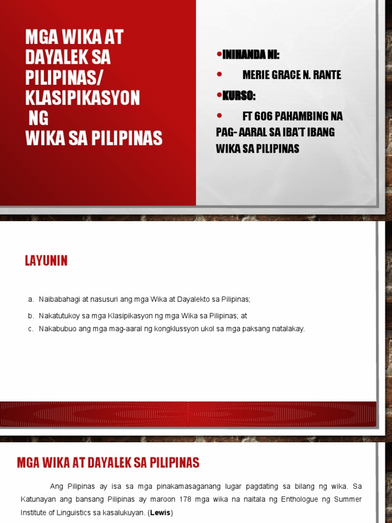 Mga Wika at Dayalek Sa Pilipinas | PDF