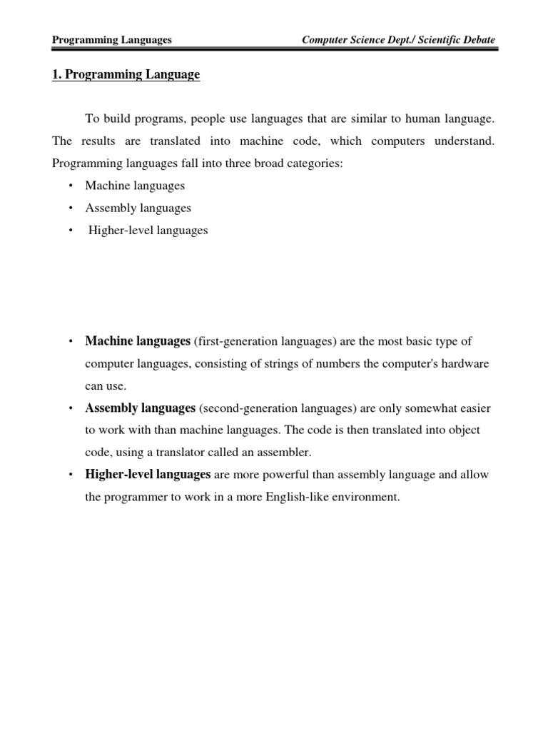 5 Program Language | PDF | Html | Programming Language