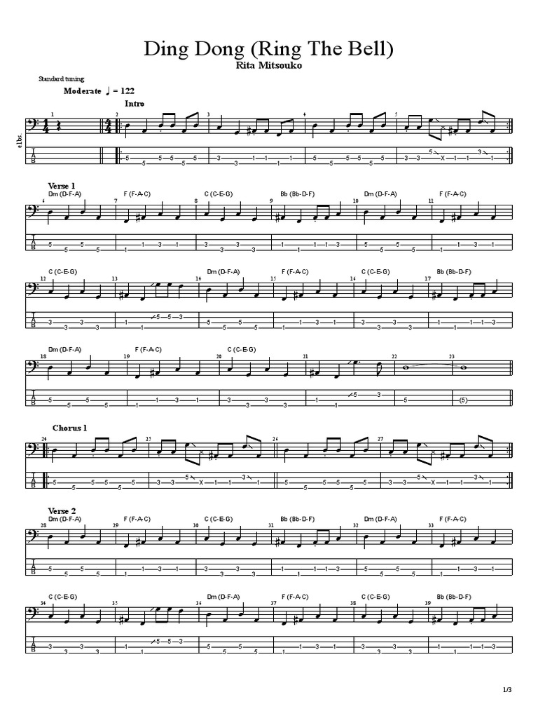 Rita Mitsuko - Ding Ding Dong | PDF