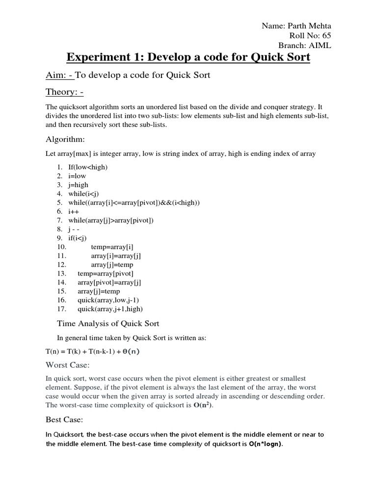 65 AIML Experiment-1 | PDF | Software Engineering | Computer Science