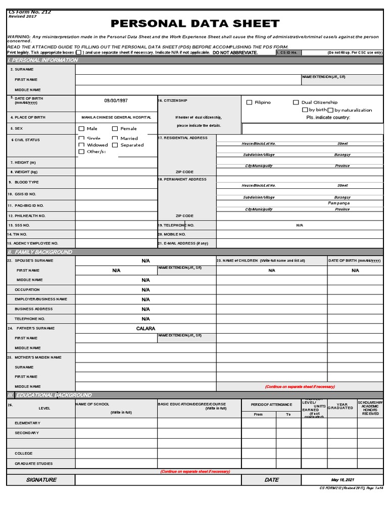 CSC Form | PDF | Justice | Crime & Violence