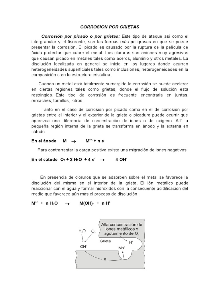 Corrosión Filiforme | PDF | Corrosión | Química Física