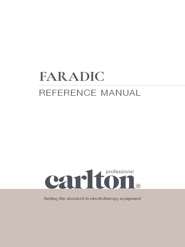 Faradic: Reference Manual | PDF | Skeletal Muscle | Muscle Contraction