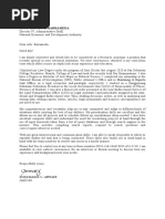 PDEA Application Letter | PDF