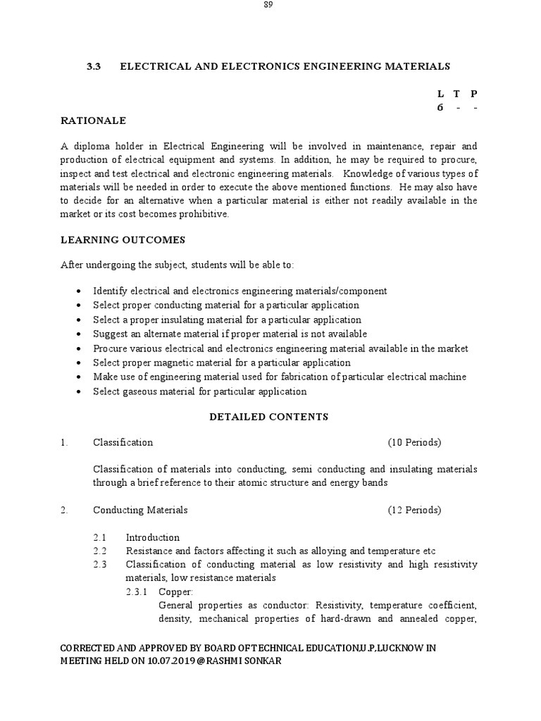 ELECTRICAL AND ELECTRONICS ENGINEERING MATERIALS Success Ranker | PDF | Electrical Resistivity ...