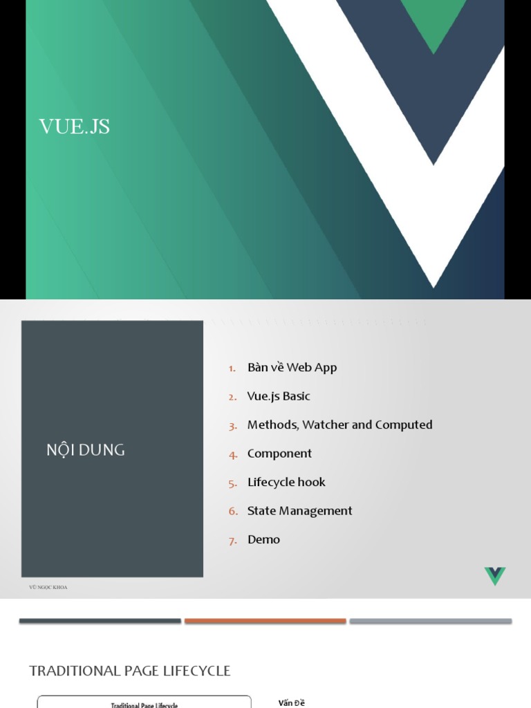 Tìm hiểu Vuejs - Vũ Ngọc Khoa | PDF