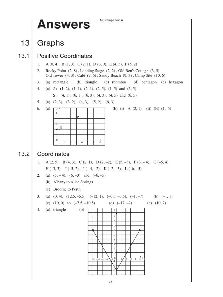 Answers Section 13-19 | PDF